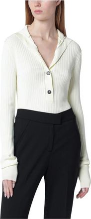 Entire studios Entire Studios, Femme, Pulls, Blanc, Taille: 36 FR High Neck Henley