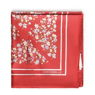 Coccinelle Femme, Accessoires, Multicolore, Taille: ONE Size Foulard en soie