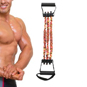 Generico Dehnb&auml;nder, Widerstandsband mit Griff, flexible Verl&auml;ngerung mit 3 L&ouml;chern f&uuml;r Rehabilitation, Training, Yoga und Fitness
