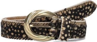 Notre-V Leopardenmuster G&uuml;rtel f&uuml;r Frauen - - Accessories - Damen - Schwarzk - 85 CM