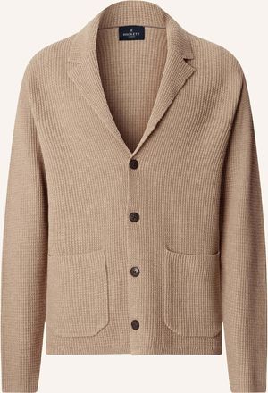 Hackett Strickjacken Cardigan Soft Knit Blazer beige