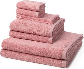 ROSS 8 teiliges Frottier-Set - Vita (2 X Wasch- 2 X Gäste- 2 X Dusch- 2 X Handtuch im Set) - 520 g/m2 - Baumwolle - Walkfrottee - saugstark - weich und fla