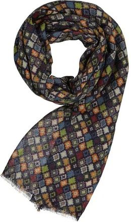 Dante Herren Schal grün Wolle