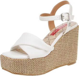 Replay Damen WADE SANDAL Keilsandale, 061 WHITE, 41 EU