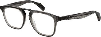 Yohji Yamamoto Homme, Accessoires, Noir, Taille: ONE Size Monture de Lunettes en Métal et Plastique