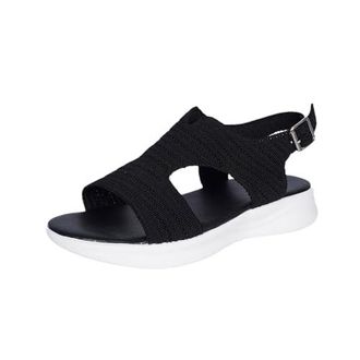 Generic Sandales Femme &eacute;t&eacute; Confortable Orthop&eacute;dique Bout Ouvert Chaussures Antid&eacute;rapant Respirantes Casual Sandales de Plage Leger Boho Platform Sandals, Mode