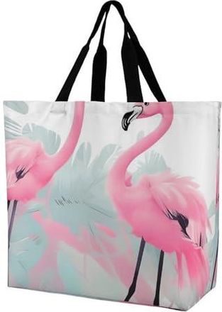 Generic Flamant Roses Sac &Agrave; Bandouli&egrave;re Imperm&eacute;able Sacs De Courses D&eacute;contract&eacute; Sac A Main Femme Pour Quotidienne Gym Universit&eacute;