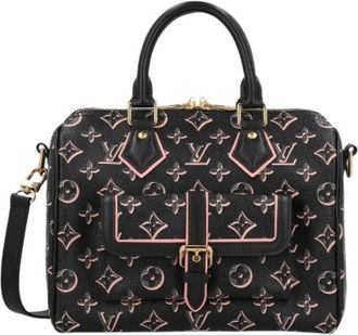 Louis Vuitton Pre-owned Speedy Band 25 Sac &agrave; main - Femme - Pre-owned - Noir - Taille: ONE Size