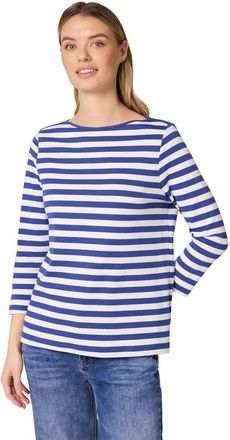 Street One Gestreiftes Shirt Amparo Blue 46