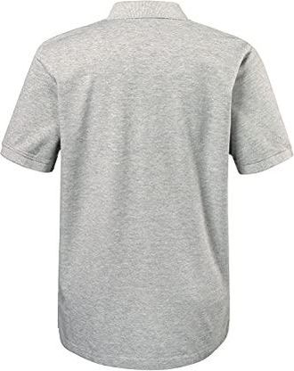 JP1880 Hommes Grandes Tailles L-8XL Polo Manches Courtes en Coton Gris chiné 7XL 702560 12-7XL
