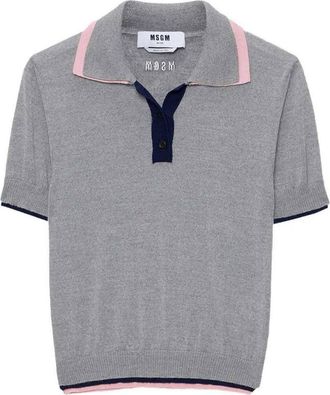 Msgm M. S.G. M. Poloshirt - Grau