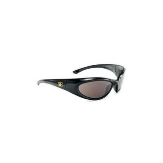 Balenciaga Logo -Sonnenbrille - Schwarz