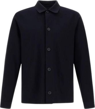 Herno Shacket aus leichtem Scuba - - Jackets - Herren - Blau - M