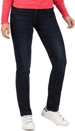 Timezone Tahilatz Jean Droit, Bleu (Noble Blue Wash 3787), 26W x 34L Femme