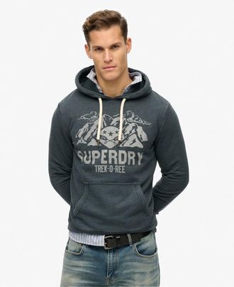 Superdry Capuche d&eacute;contract&eacute;e mono d 39;ext&eacute;rieur Lo-fi