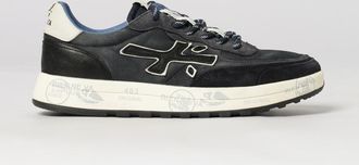 Premiata Nous Sneaker aus Mesh und Wildleder mit gezackter Profilsohle