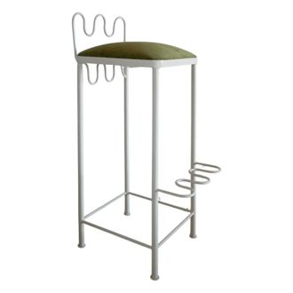 Honor&eacute; Tabouret de bar Dolores en toile d&eacute;perlante Honor&eacute;