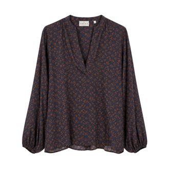 Marella Blouse Emmtalento - Femme - Blouses et Chemises - Bleu - Taille: 34 FR