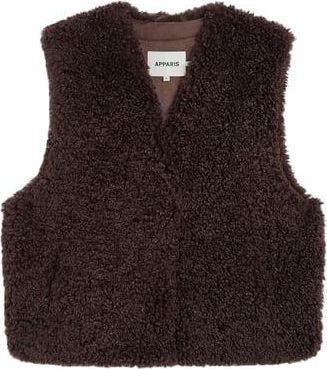 Apparis Veste sans manche oversize col V