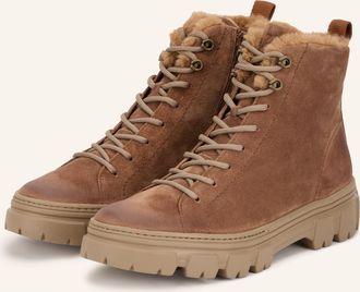 Paul Green Schn&uuml;rboots braun