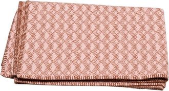 David Fussenegger Wohndecke Bett Divan Überwurf Nova Rauten 145 x 220 cm Altrosa