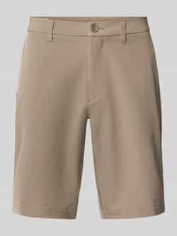 HUGO BOSS Slim Fit Chinoshorts mit B&uuml;gelfalten