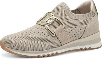 Marco Tozzi Damen Slip On Sneaker zum Schlupfen Elastisch, Beige (Dune Comb), 39 EU