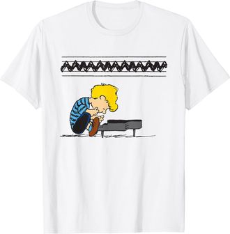 Peanuts Schroeder am Klavier T-Shirt