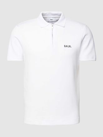 BALR. Regular Fit Poloshirt mit Rei&szlig;verschluss