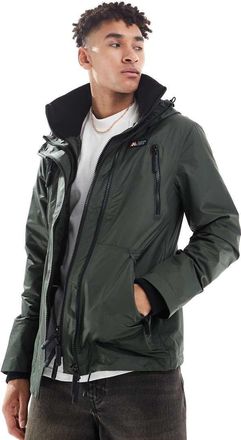 Superdry Mountain Windbreaker - Veste à capuche - Vert olive
