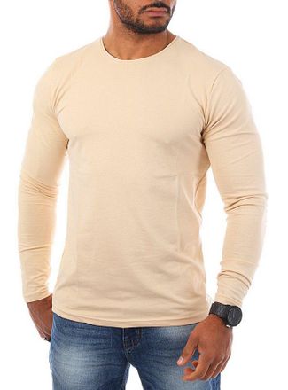 Young & Rich Langarmshirt Herren Uni Basic Longsleeve Rundhals round-Neck Unterziehshirt 2002 Rundhalsauschnitt unifarben langarm slim fit