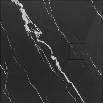 Rea duschtasse magnum carrara black 90X90