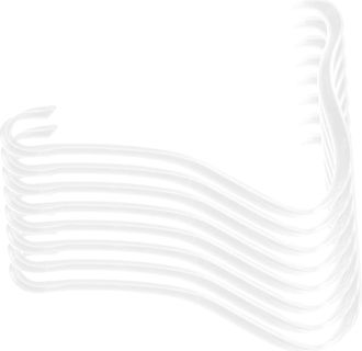 Aboofan 8 Stück Teiliges Transparentes Organisches Schuhgestell für Sandalen und High Heels Stabiler Innensupport für Schuhe für Schaufenster und Präsentation