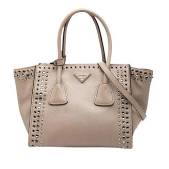 Prada Pre-owned Twin Pocket Satchel - Femme - Pre-owned - Beige - Taille: ONE Size