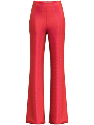 MACCAPANI pantalon palazzo Easy - Rouge