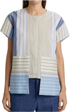 PDR Phisique Du Role Femme, Blouses et Chemises, Multicolore, Taille: 38 FR Blouse &agrave; petites manches courtes