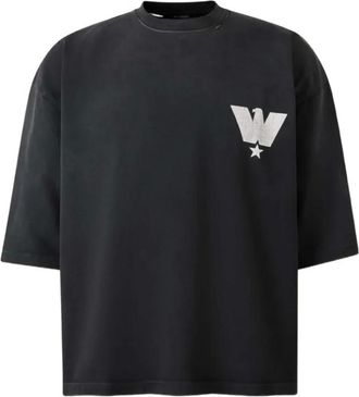 Willy Chavarria Homme, Tops, Noir, Taille: XS Buffalo Tee