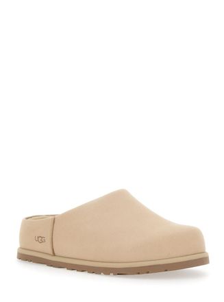 UGG Womens Clogs Otzo Leather Beige Shoe