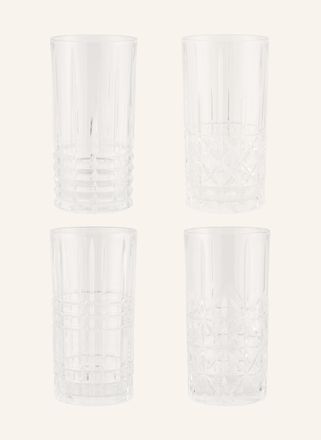 Nachtmann 4er-Set Longdrinkgl&auml;ser Highland weiss
