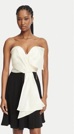 Fracomina Coctailkleid FQ26WD1007W77501 Creme Slim Fit