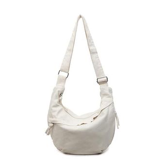 Generic Kexpery Sac &agrave; &eacute;paule en toile pour femmes avec bandouli&egrave;re ajustable Grand sac dumpling pour travail voyage quotidien