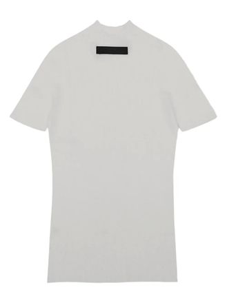 Heliot Emil haut en maille &agrave; design c&ocirc;tel&eacute; - Blanc