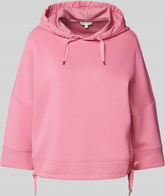 Tom Tailor Cropped Hoodie aus Scuba mit 3/4-Arm