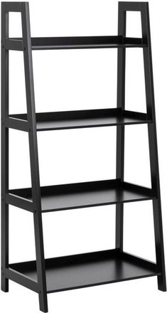 CARRYHOME Regalelement, Schwarz, Holzwerkstoff, 63x130x40 cm, Reach, Wohnzimmer, Regale, Bücherregale