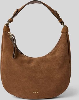 Abro Shoulder Bag aus echtem Leder mit Logo-Applikation Modell NANA