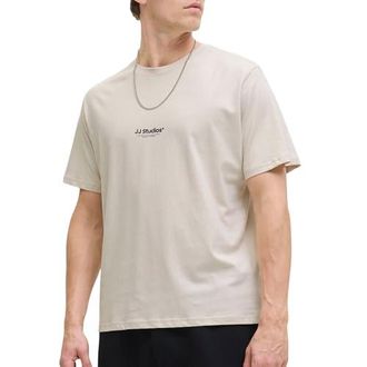 Jack & Jones Jjesoho T-Shirt SS Crew Neck Noos, Beige Clair, S