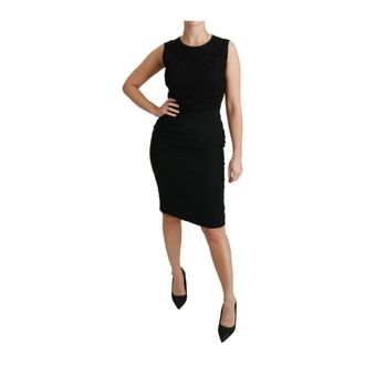 Dolce & Gabbana Short Kleider - - Dresses - Damen - Schwarzk - 3XL