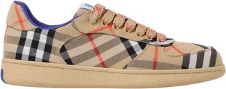 Burberry Homme, Chaussures, Beige, Taille: 41 EU Baskets Basses en Textile