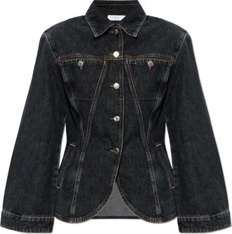 Iro Iro, Femme, Vestes, Bleu, Taille: 42 FR Iloan Denim Jacket