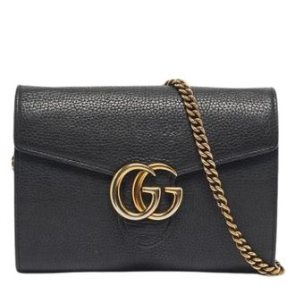 Gucci Pre-owned GG Marmont WOC - - Pre-owned - Damen - Schwarzk - ONE SIZE